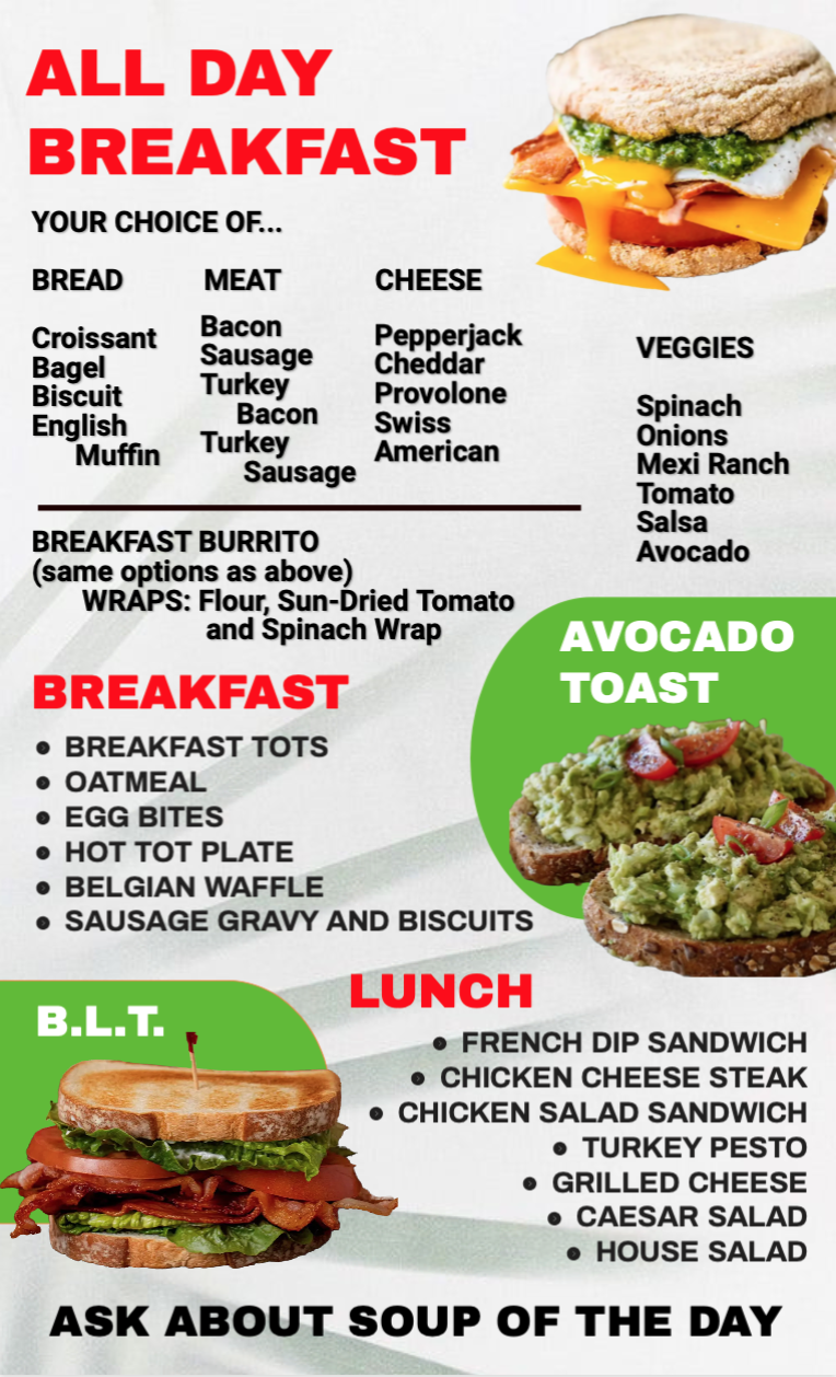 Menu | Screaming Bean Aberdeen